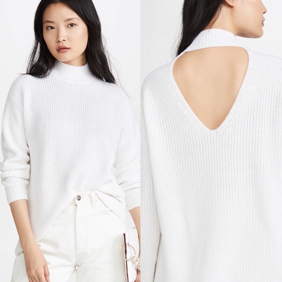 Alice + Olivia | Sweaters | Alice Olivia Sarah Open Back Boxy ...
